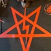 Anton Lavey Ritual Tablecloth Altar Cloth Pentagram Satanism Home Decor ...