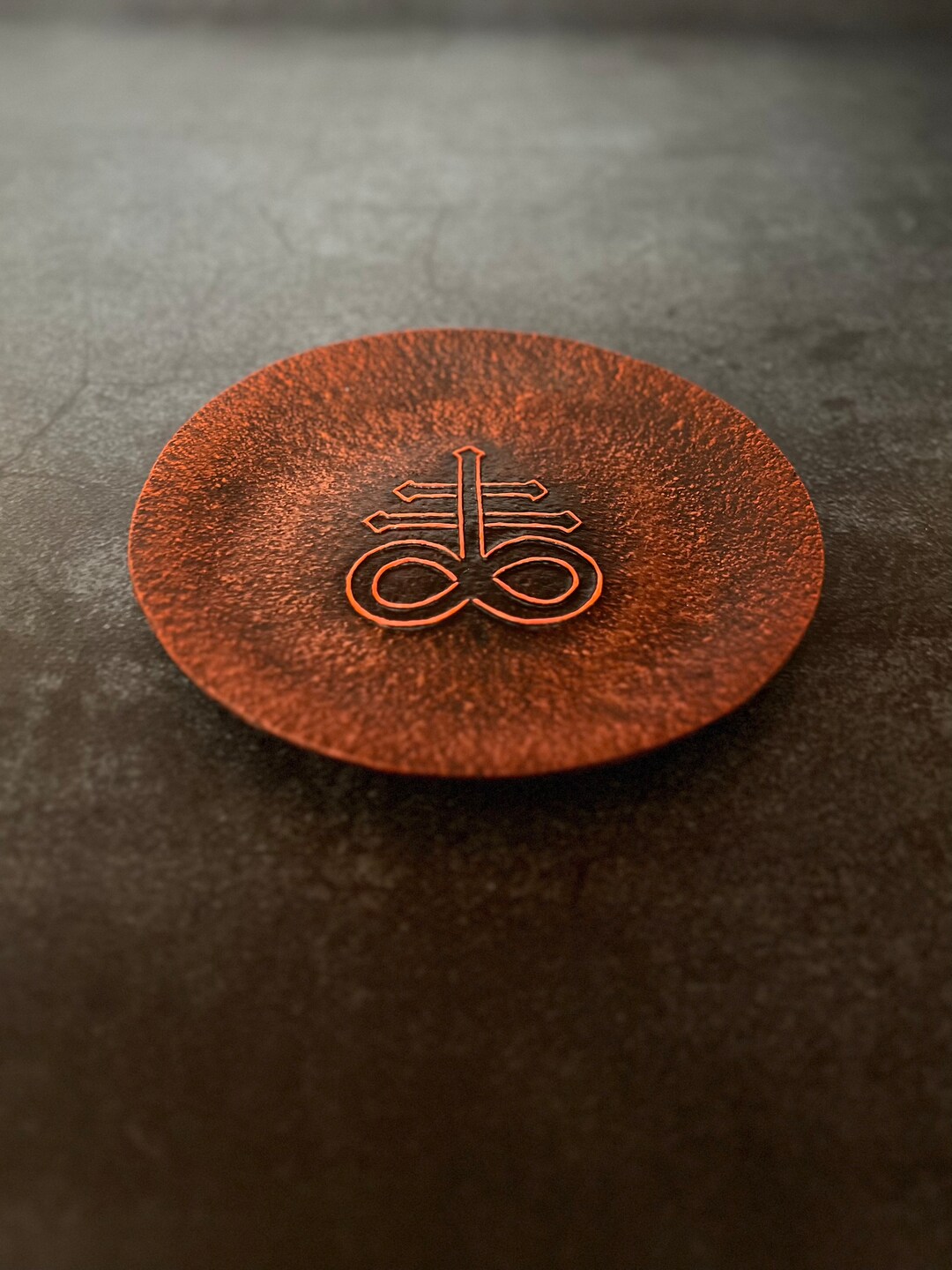 Sulfur Leviathan Cross Altar Ritual Plate Satan Tool Occultism ...