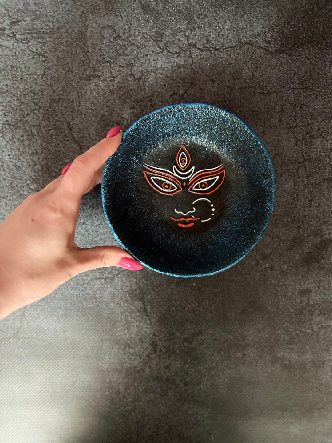 Kali Goddess Kalima Altar Ritual Offering Bowl Occult Tool Decoration ...