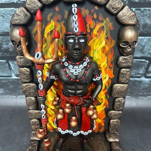 Eshu Esu Exu Altar Ritual Statue Voodoo Deity African Spirit Mystical ...
