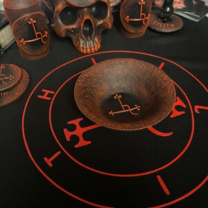 Lilith Offering Bowl Lilith Sigil Plate Witch Altar Altar Witchcraft ...