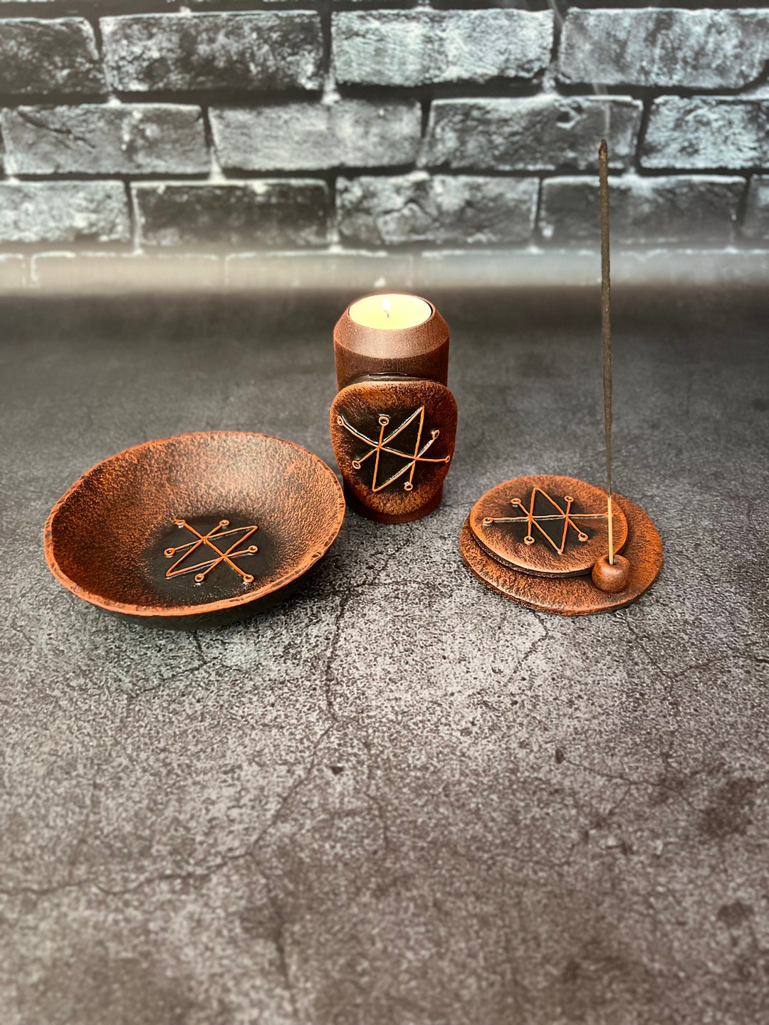 Azazel Sigil Altar SET Ritual Tool Fallen Angel Luciferian Path ...