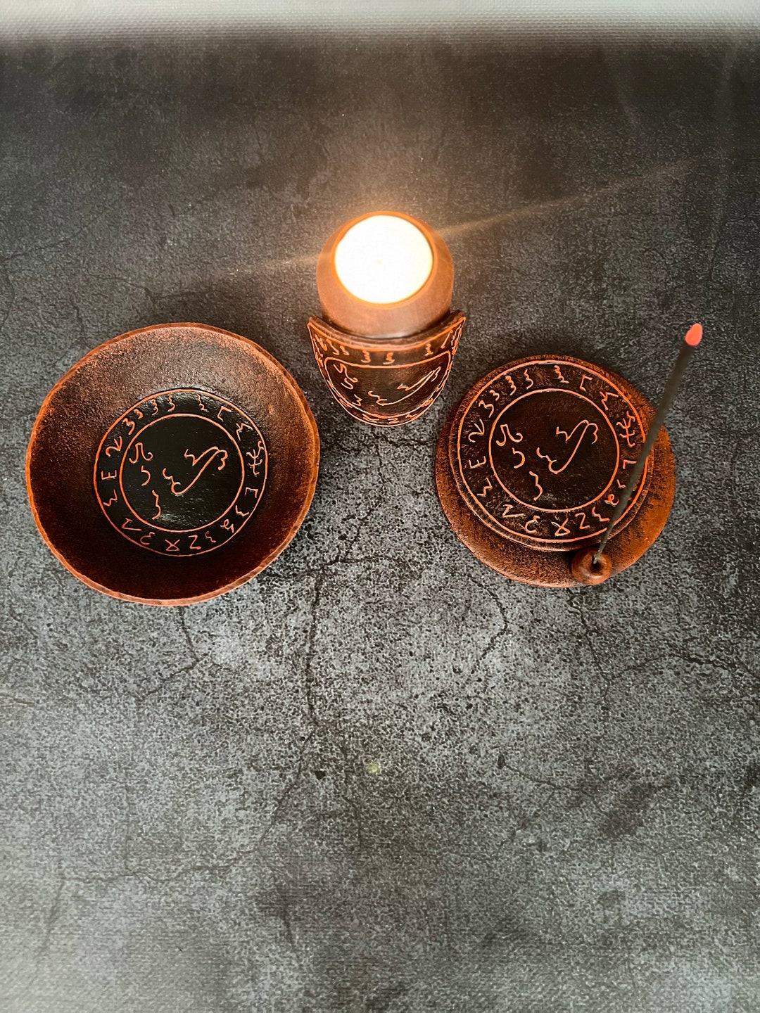 Lucifer SET Demon Altar Ritual Occultism Demonology Witchcraft Supplies ...