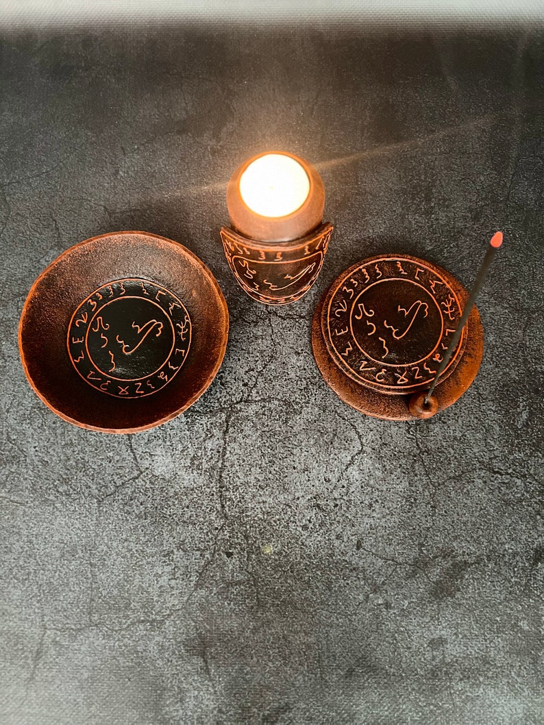 Lucifer Demon Altar Ritual SET Occult Tool Witchcraft Supplies ...