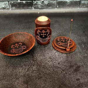 Agares Goetia Demon Sigil Altar Ritual Set Solomon Magic Demonology ...