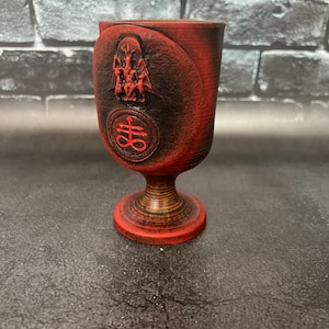 Baphomet Altar Cup Sulfur Sigil Goblet Satan Ritual Witchcraft Supplies ...