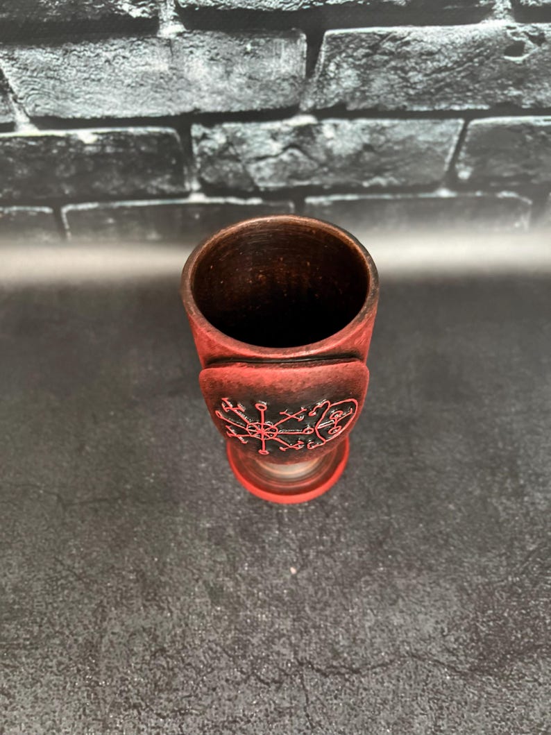 Valac Sigil Goetia Demon Altar Ritual Cup Lesser Key Solomon Demonology ...