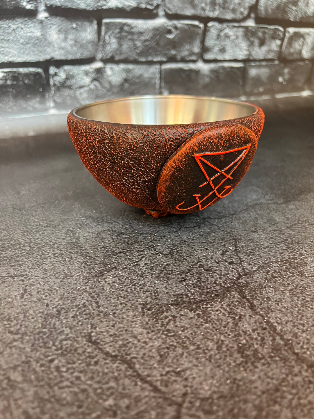 Lucifer Incense Burner Cauldron Offering Bowl Witch Home Decor - Etsy