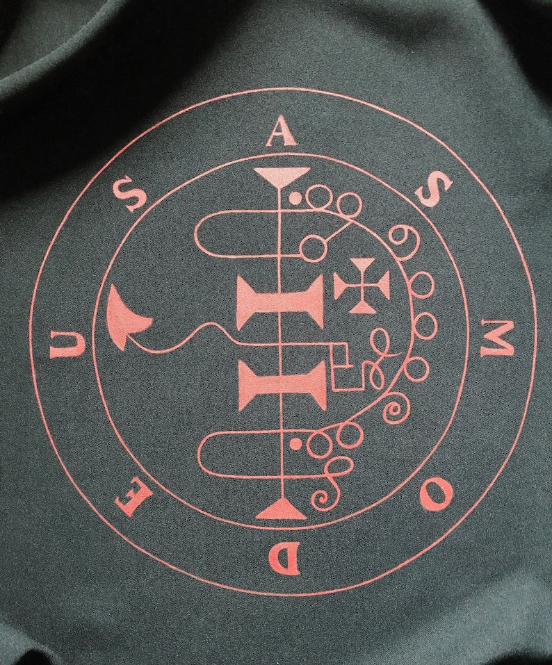 Asmodeus Tablecloth Goetia Demon Sigil Witch Altar Witchcraft - Etsy