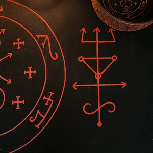 Belphegor Altar Ritual Tablecloth Chaos Magic Demonology Occult ...