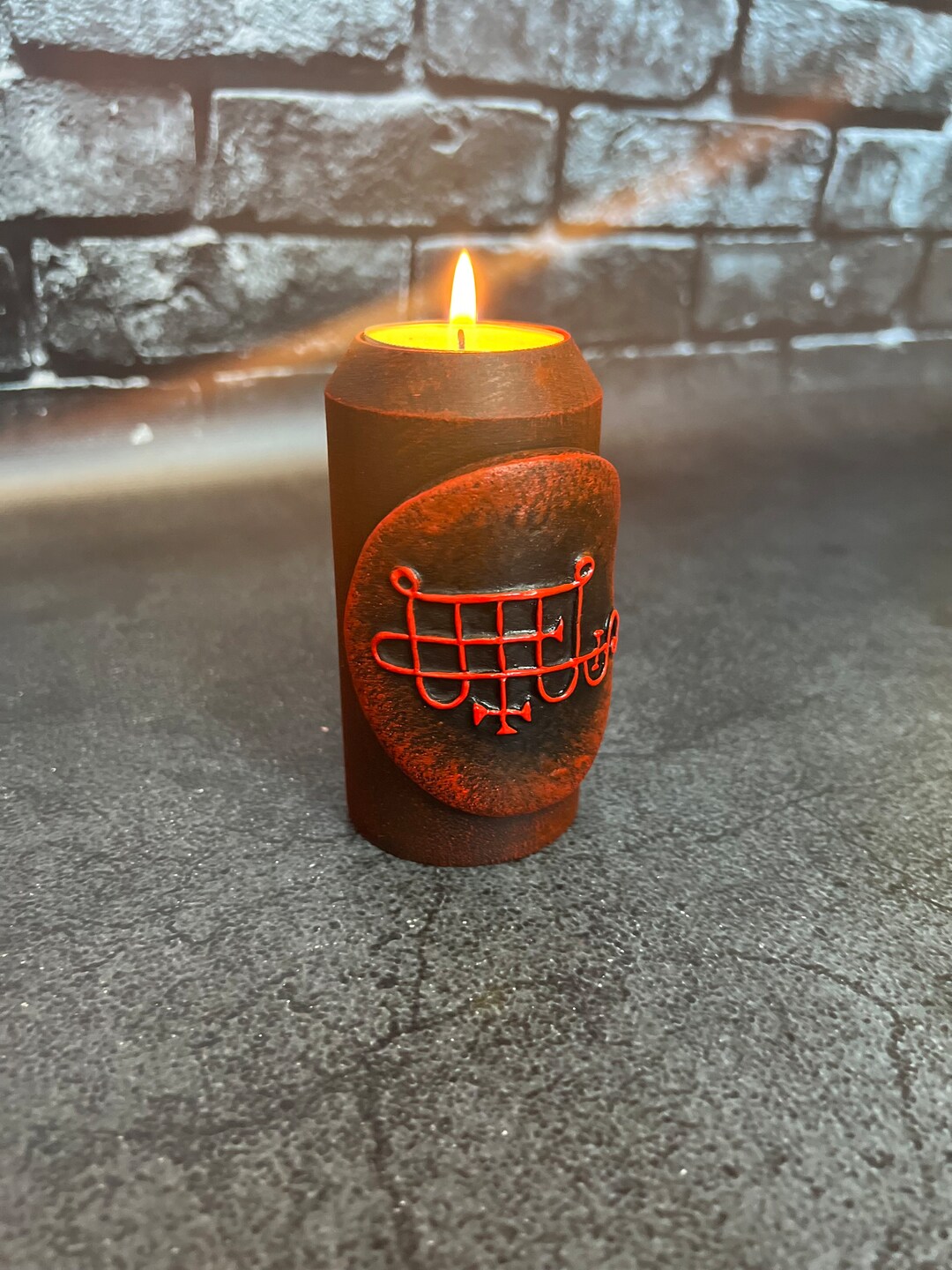 Bune Demon Sigil Goetia Altar Ritual Candlestick Lesser Key Solomon ...