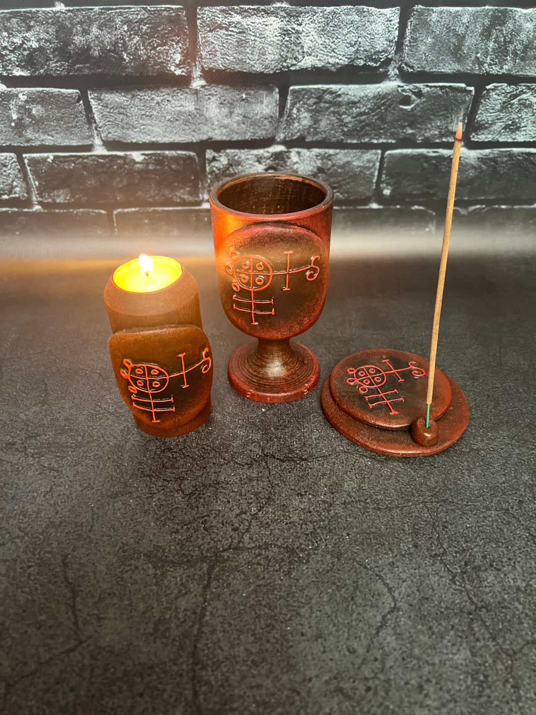 Buer Sigil Goetia Lesser Key Solomon Altar Set - Etsy