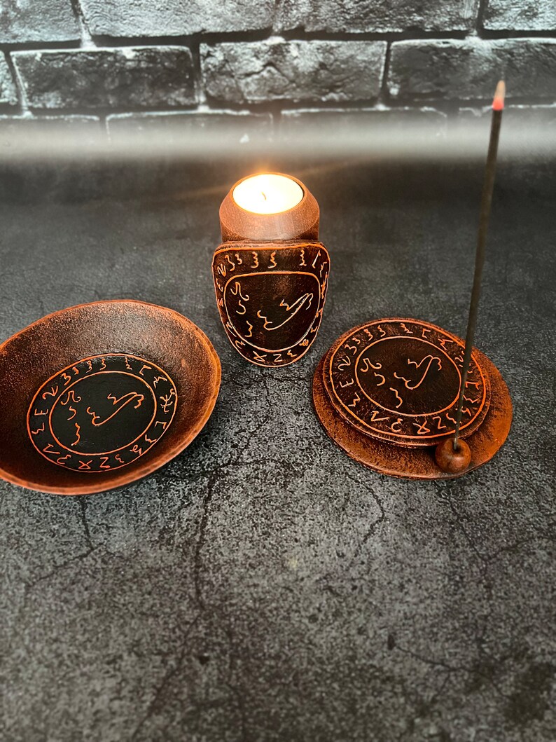 Lucifer Sigil Demonology Occult Altar SET - Etsy