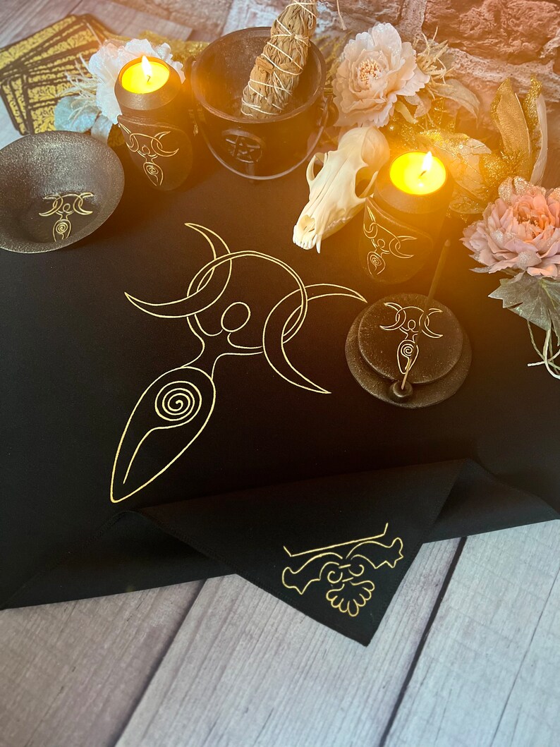 Spiral Goddess Cloth Moon Goddess Wicca Altar Tool Ritual - Etsy