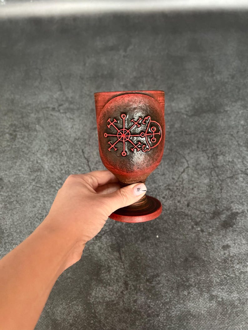 Valac Sigil Goetia Lesser Key Solomon Cup - Etsy