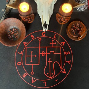 Glasya Labolas Goetia Tablecloth 72demon Sigil Ritual Altar Solomon ...
