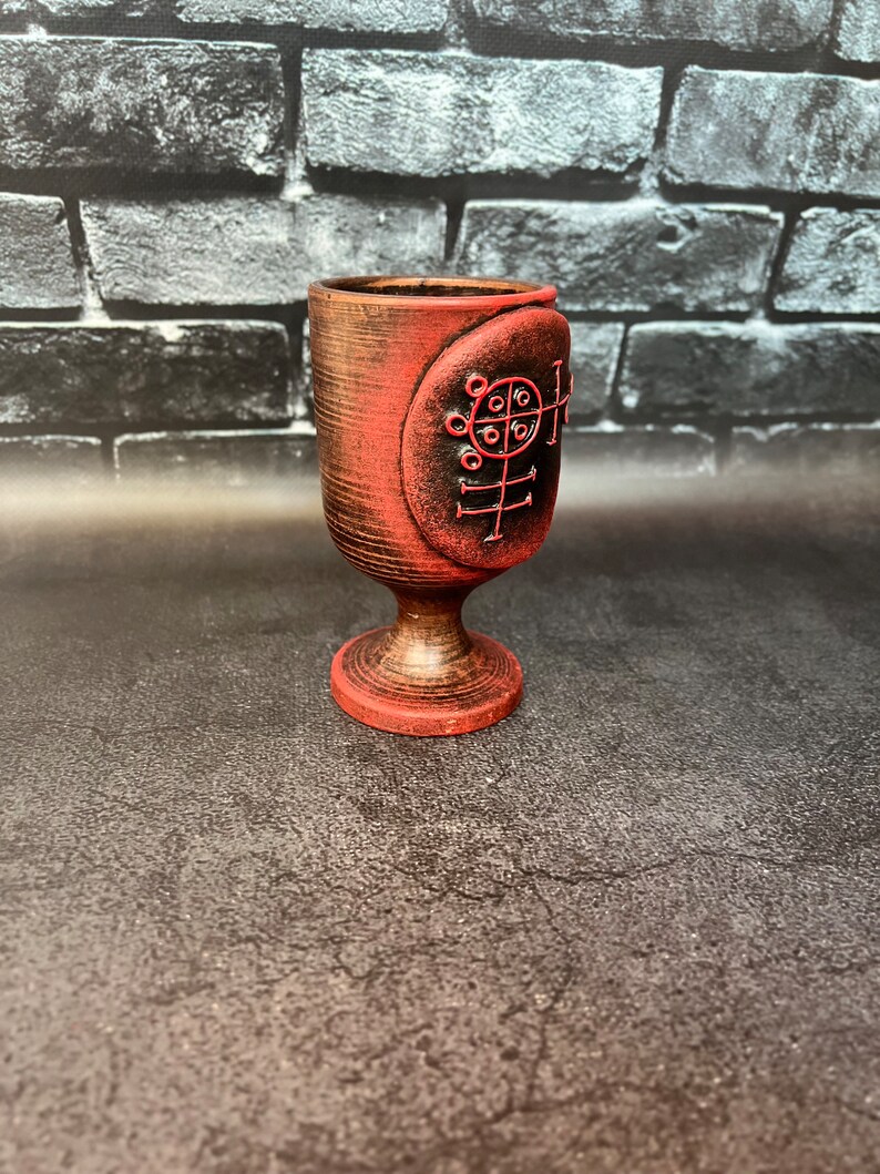 Buer Goetia Demon Sigil Altar Ritual Cup Lesser Key Solomon Occult Tool ...