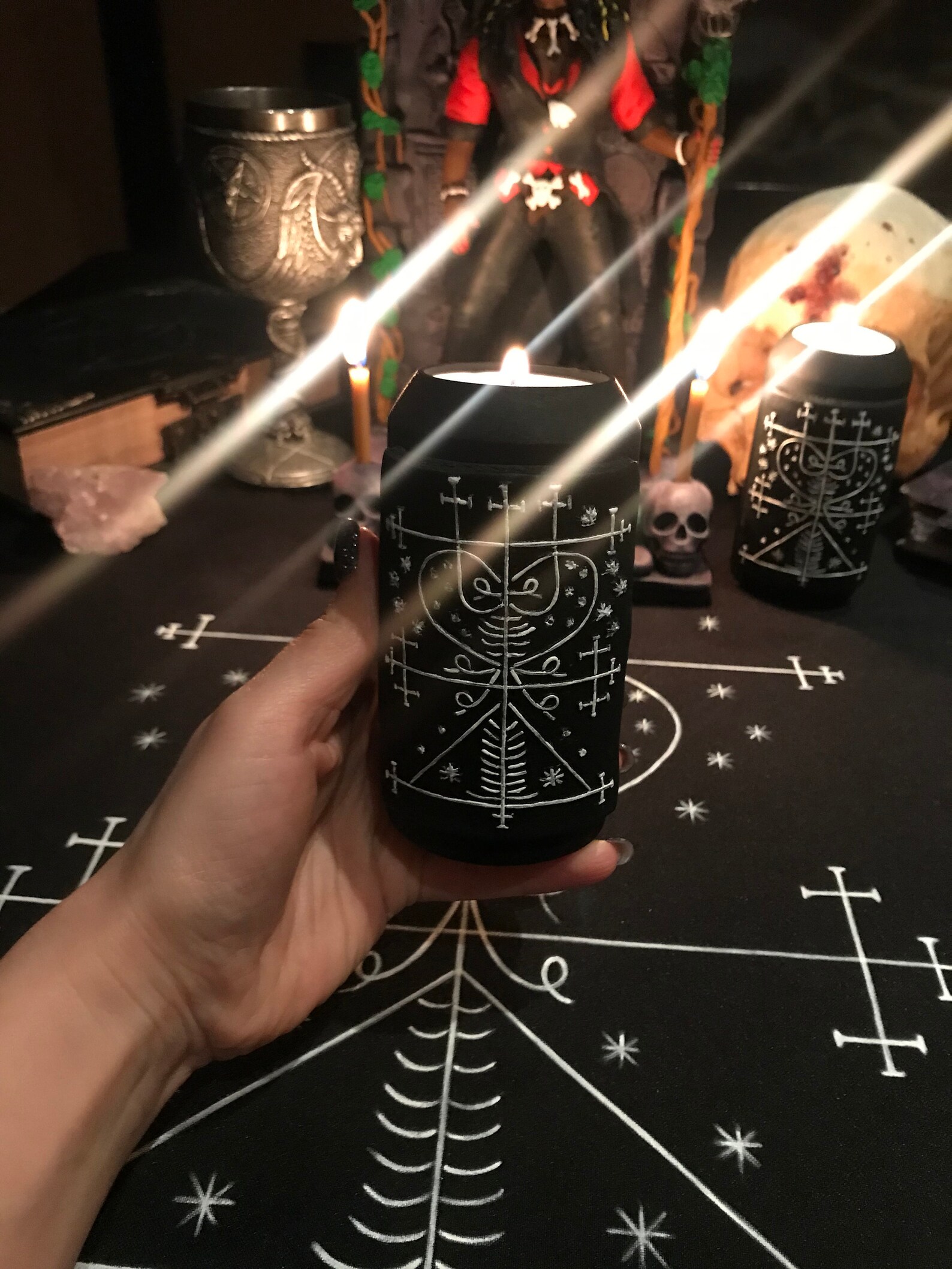 Maman Brigitte Candlestick Voodoo Ritual | Etsy