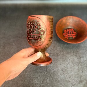 Paimon SET Ars Goetia Demon Sigil Offering Bowl Altar Cup Goblet Plate ...