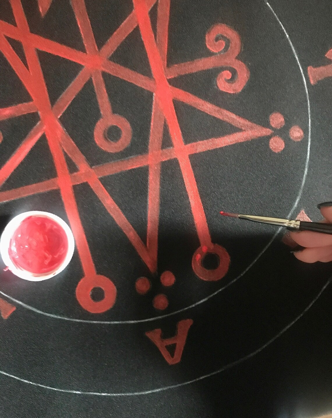 Astaroth Tablecloth Goetia Demon Sigil | Etsy