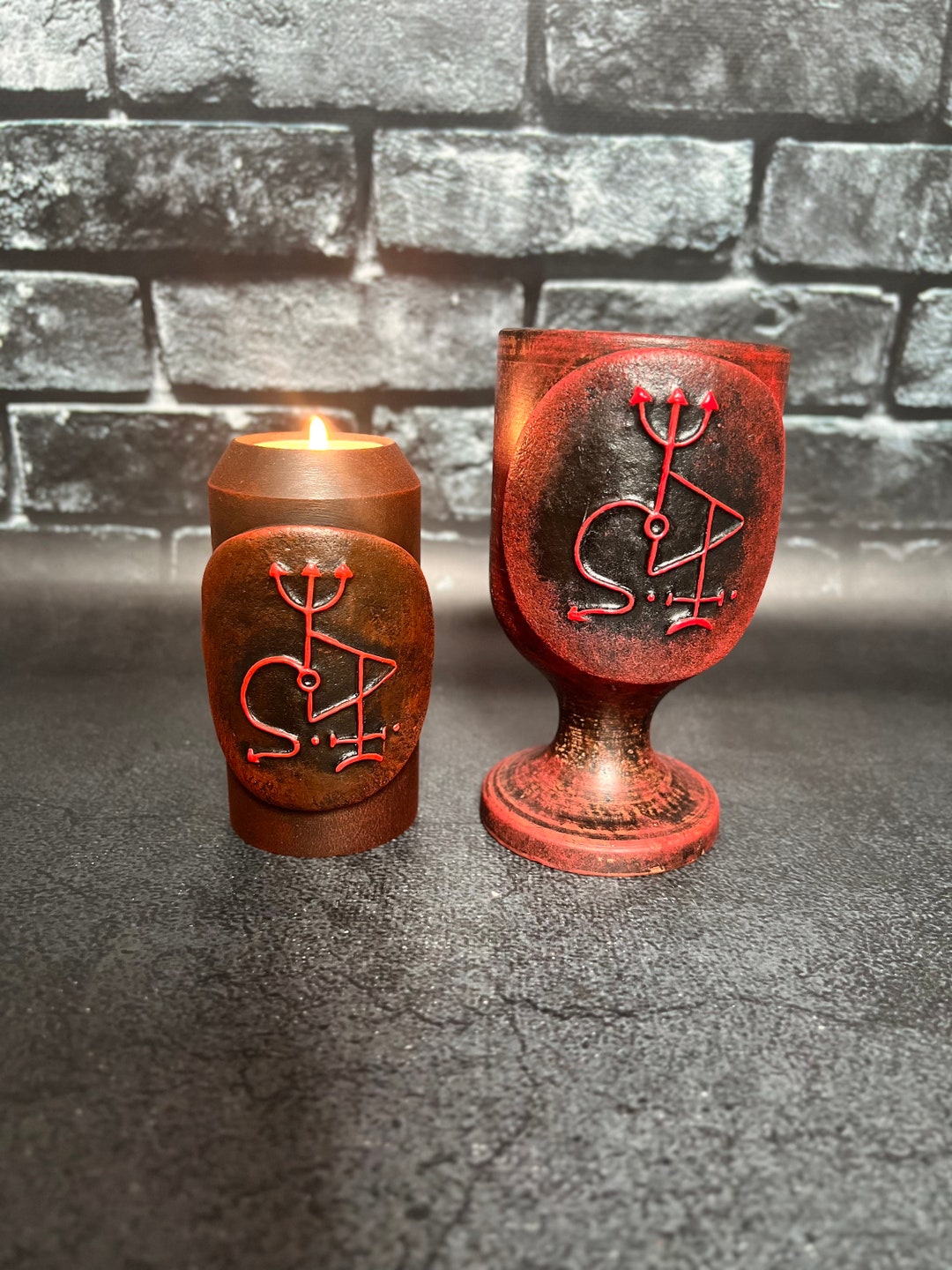 Samael Qliphoth Altar Ritual SET - Etsy