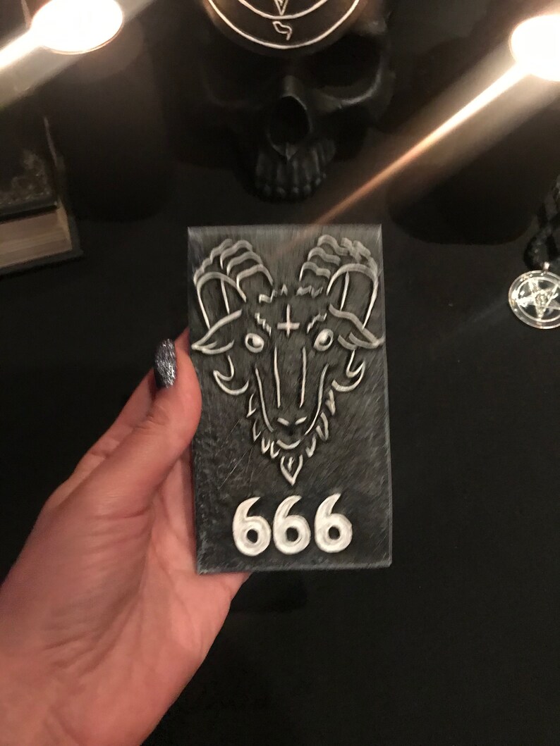 Satan Censer Inverted Cross 666 Witch Home Decor Satan Altar - Etsy