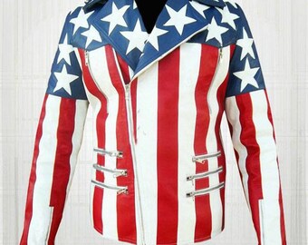 Red White Blue Jacket - Etsy