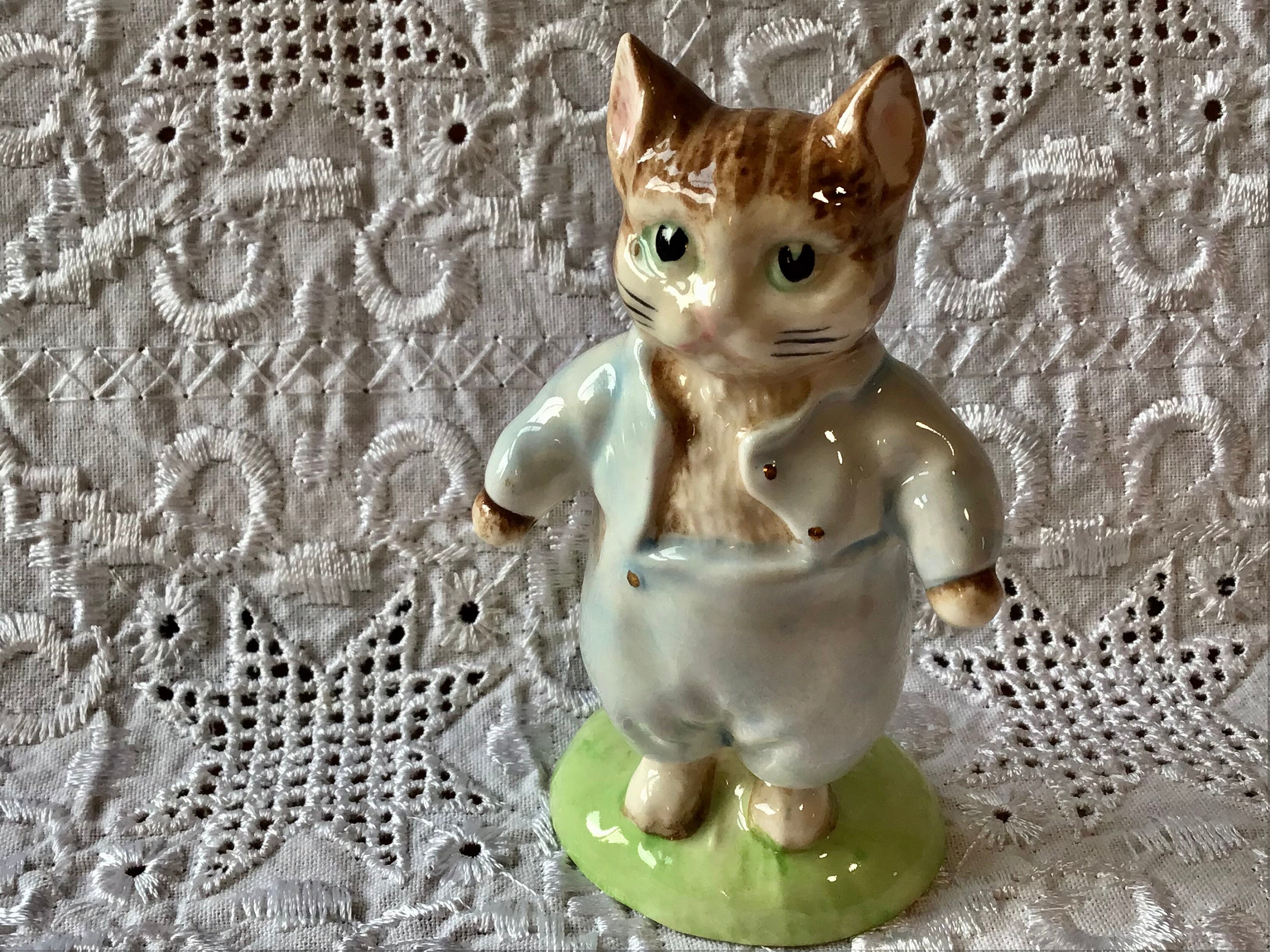 Beatrix Potter Tom Kitten Figurine Handmade Beswick Collection Limited ...
