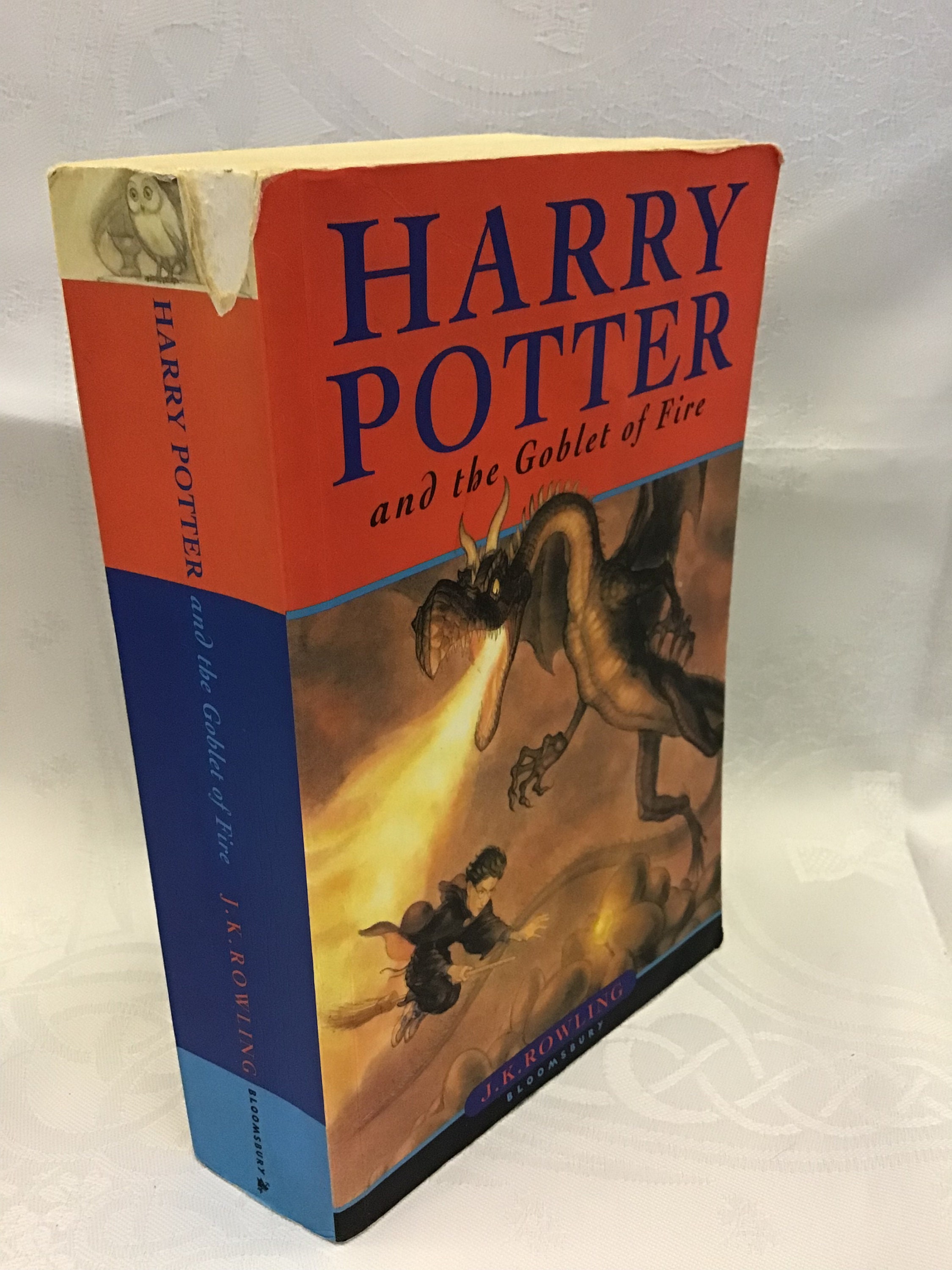 Harry Potter Goblet of Fire JK Rowling Bloomsbury 2000 Paperback Potter ...