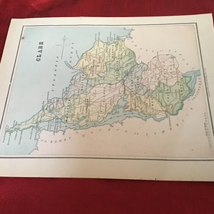 Antique Map County Clare Antique Map Londonderry Old Irish Maps Thomas ...