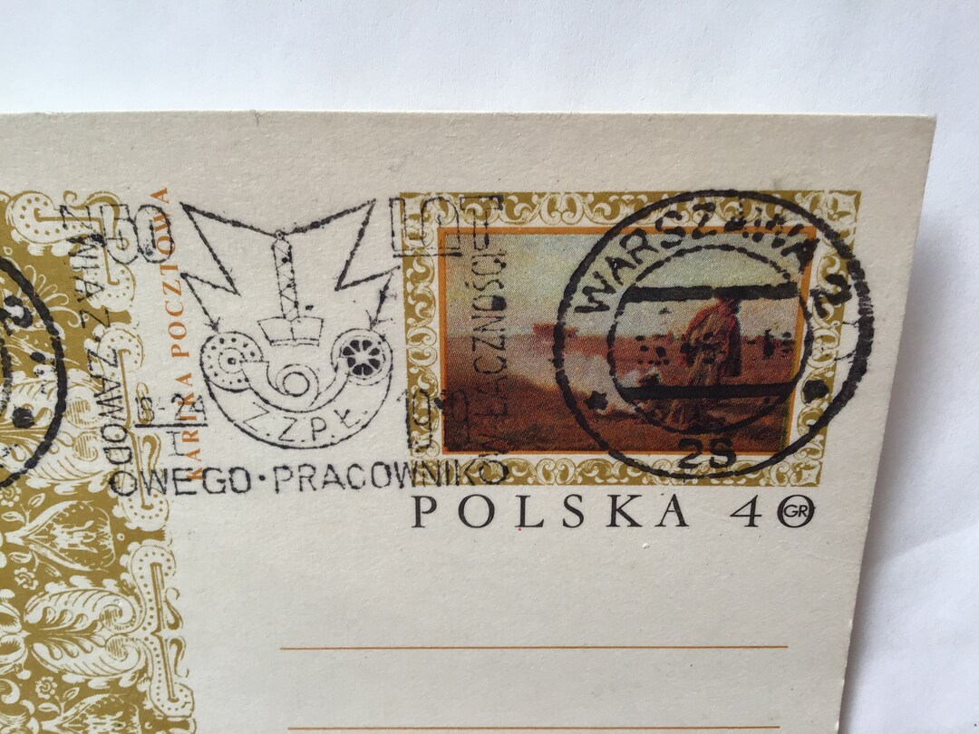 Poland Postal History Postcard 1919 1989 Fall of Communism Fifty Years ...