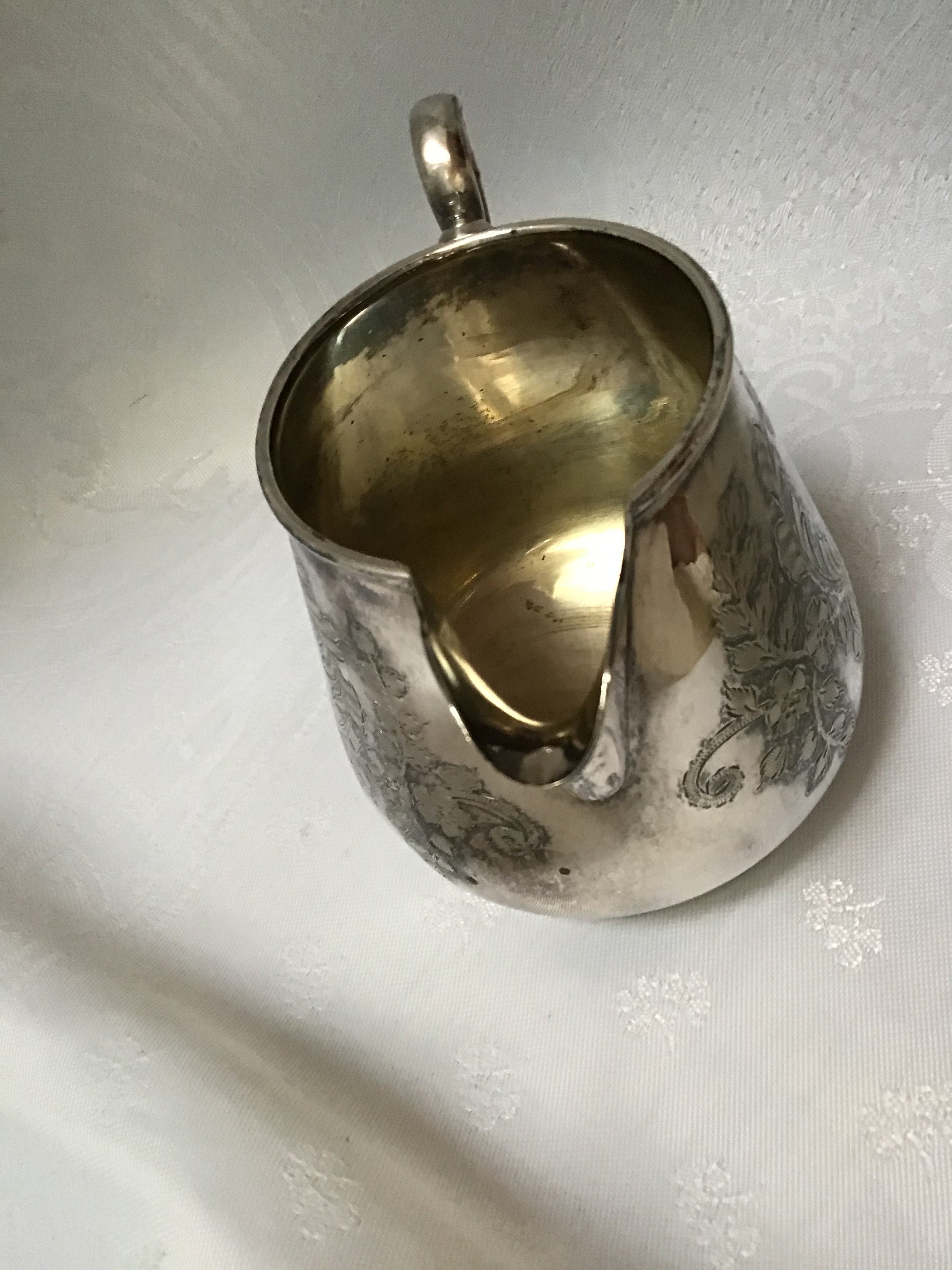 EPNS Creamer Jug Milk Jug Small Silver Polished Antique Silver - Etsy