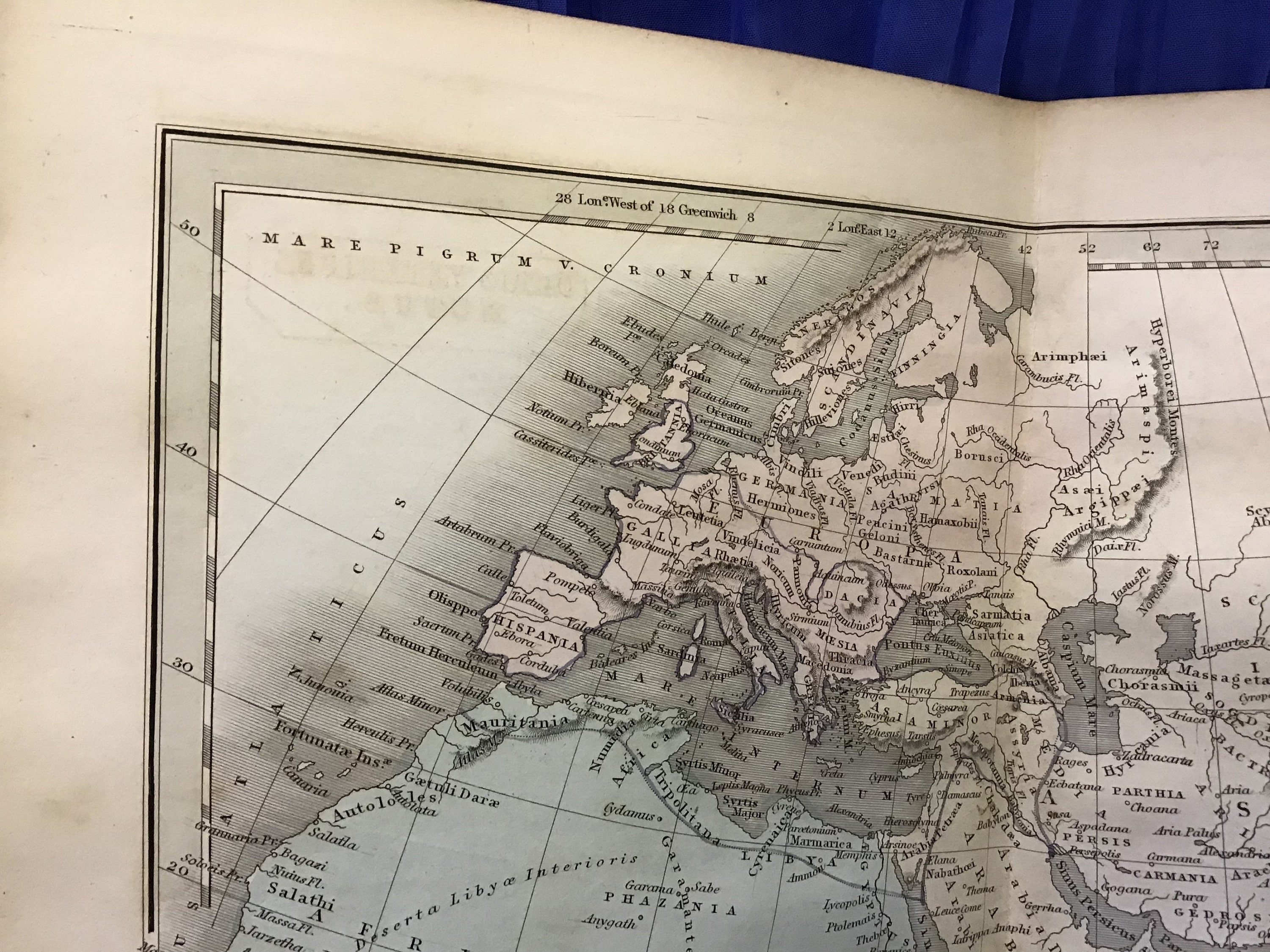 Rare Antique Prints Cartography Map the Known World 1851 - Etsy