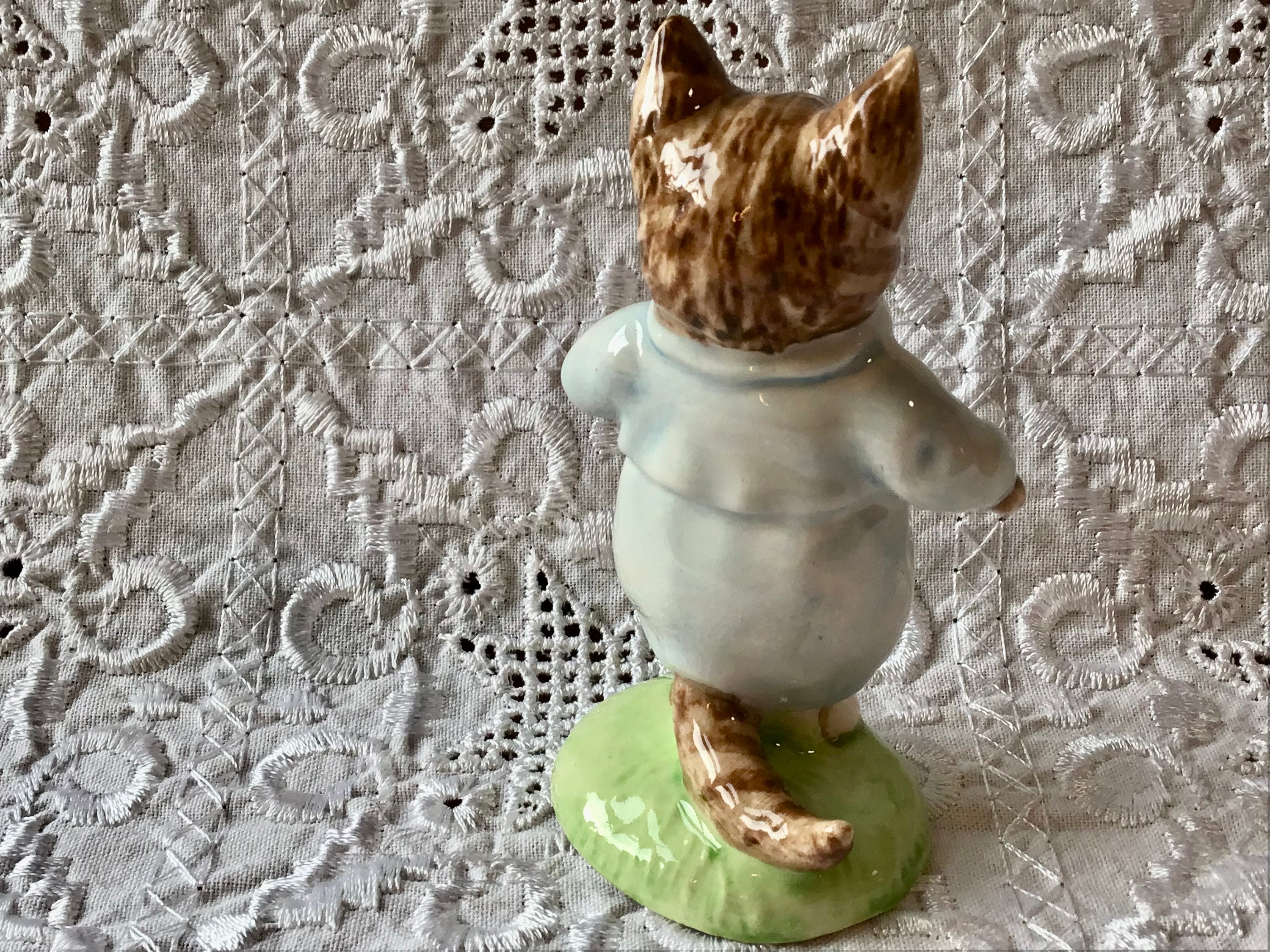 Beatrix Potter Tom Kitten Figurine Handmade Beswick Collection - Etsy