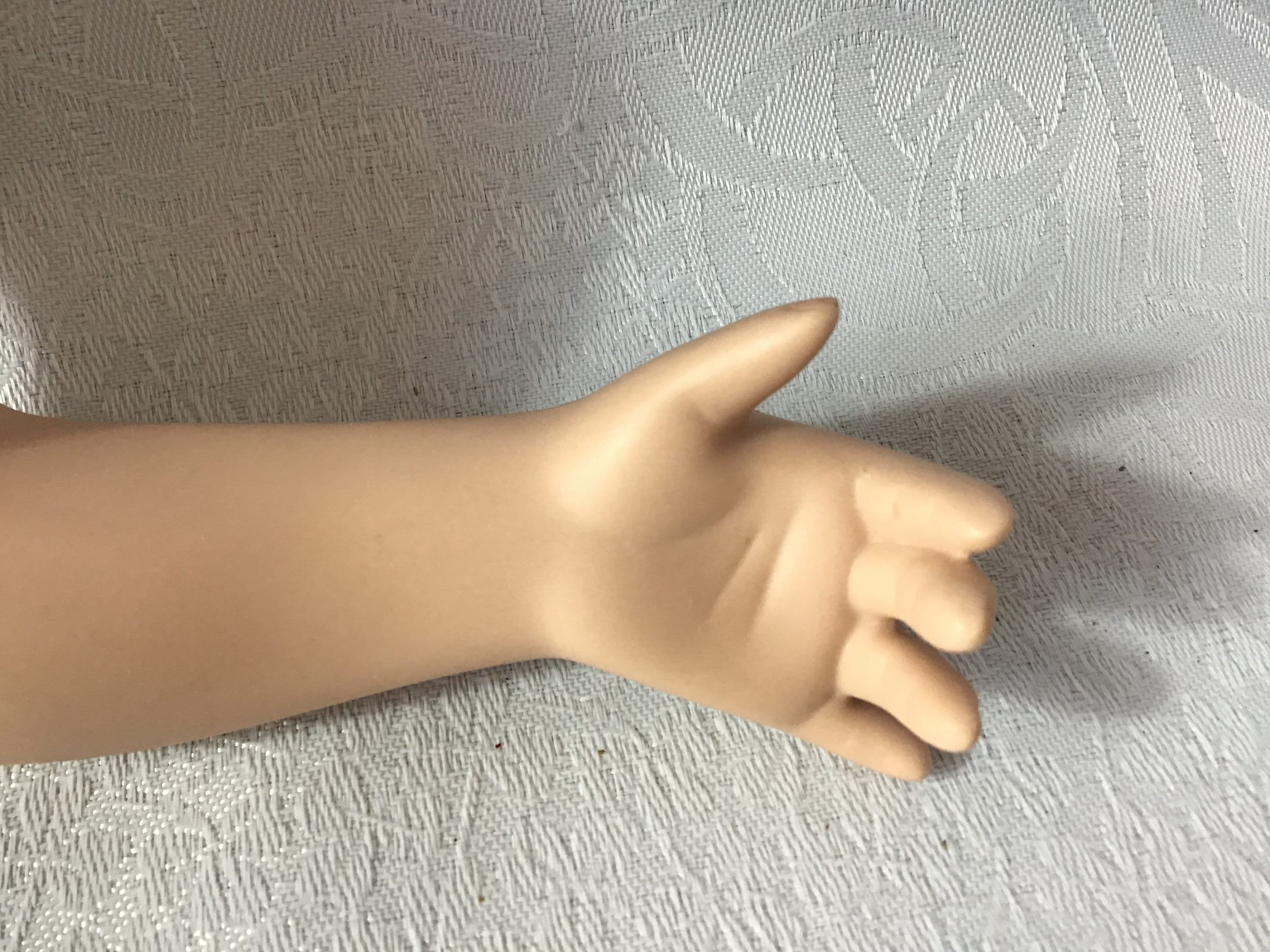 Ceramic Doll Parts Arms and Legs Two Arms Two Legs Large Doll Repair ...
