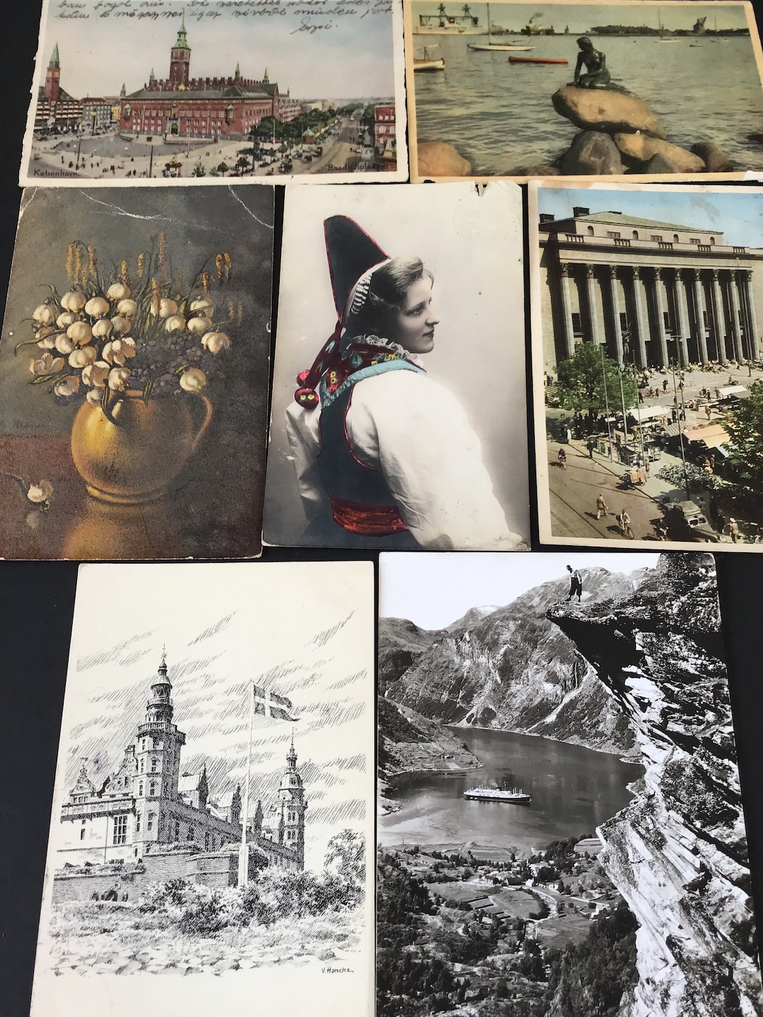 Denmark, Norway, Sweden Postcards Vintage Postcards, Vintage Postage ...