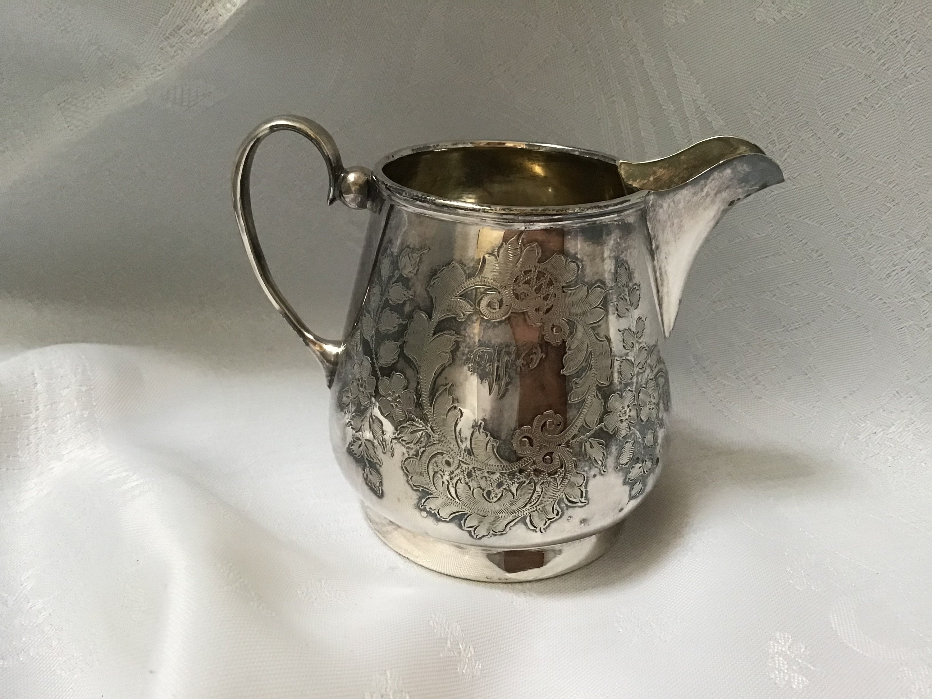 EPNS Creamer Jug Milk Jug Small Silver Polished Antique Silver Vintage ...