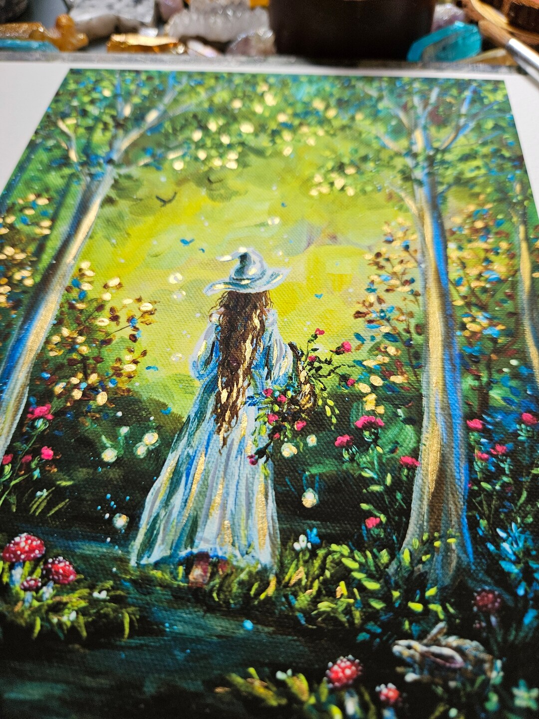 White Witch, PRINT, Witchy Summer Art, White Witch Gift Idea ...