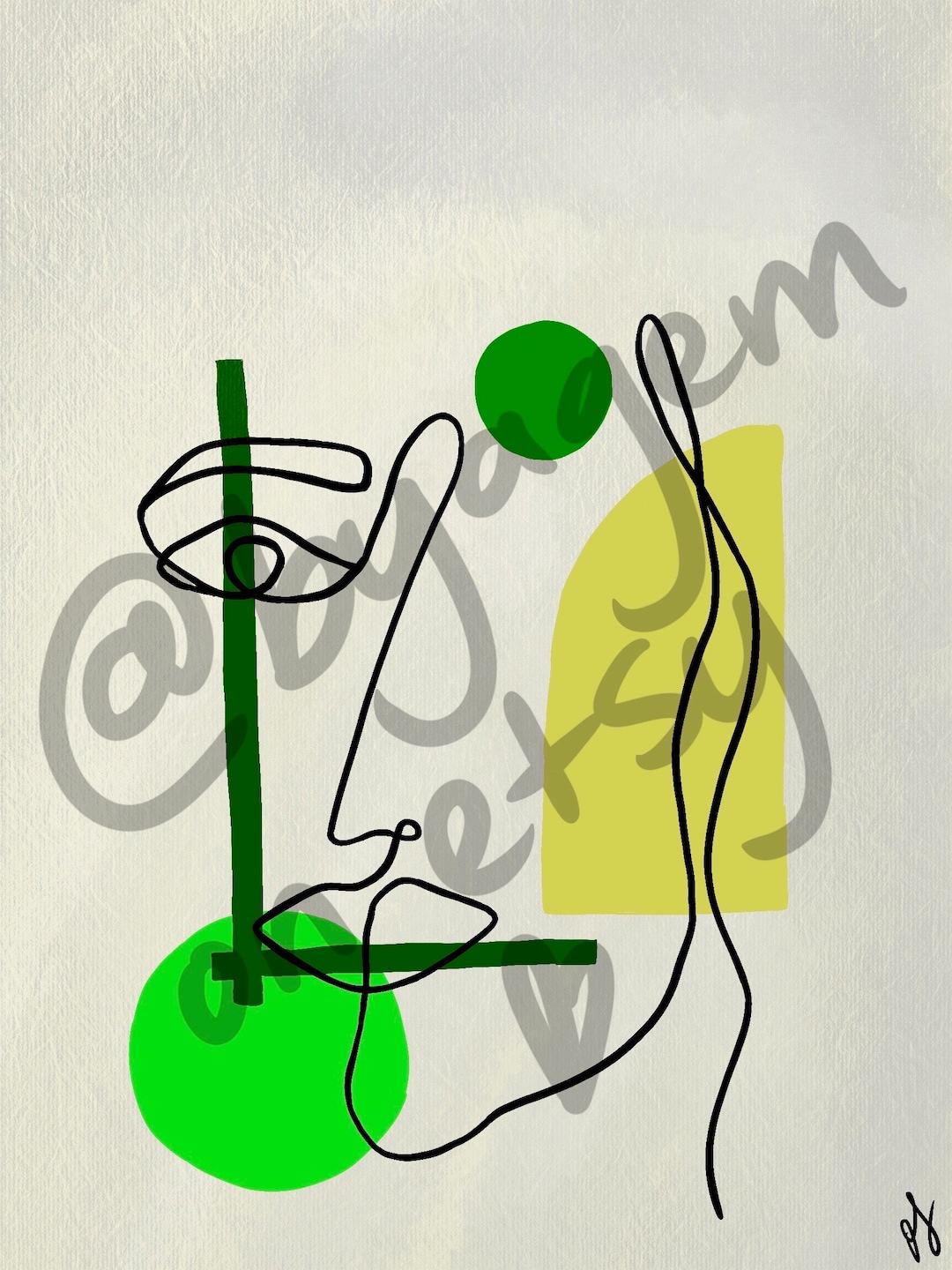 Line Art Print - Etsy