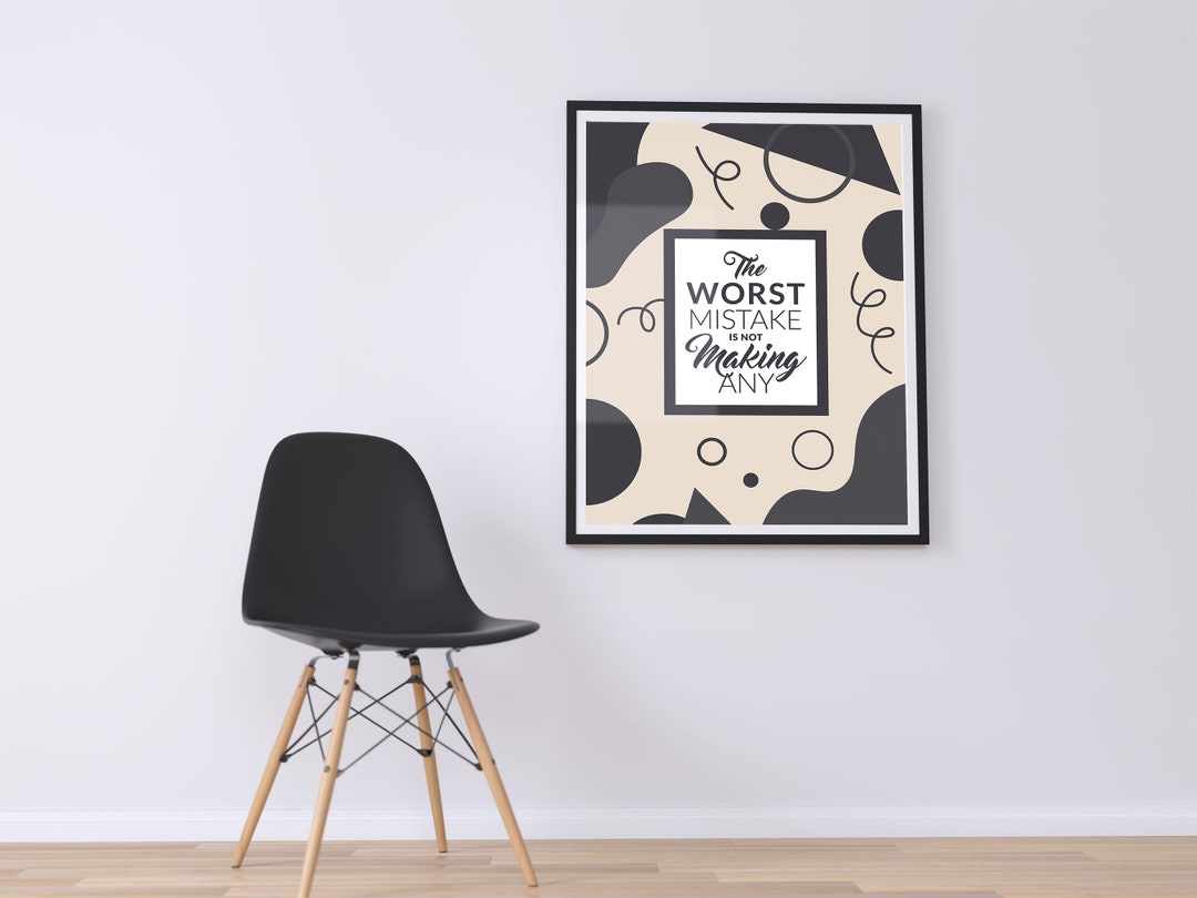 Inspirational Quote Art Print: Motivational Office Decor (digital ...