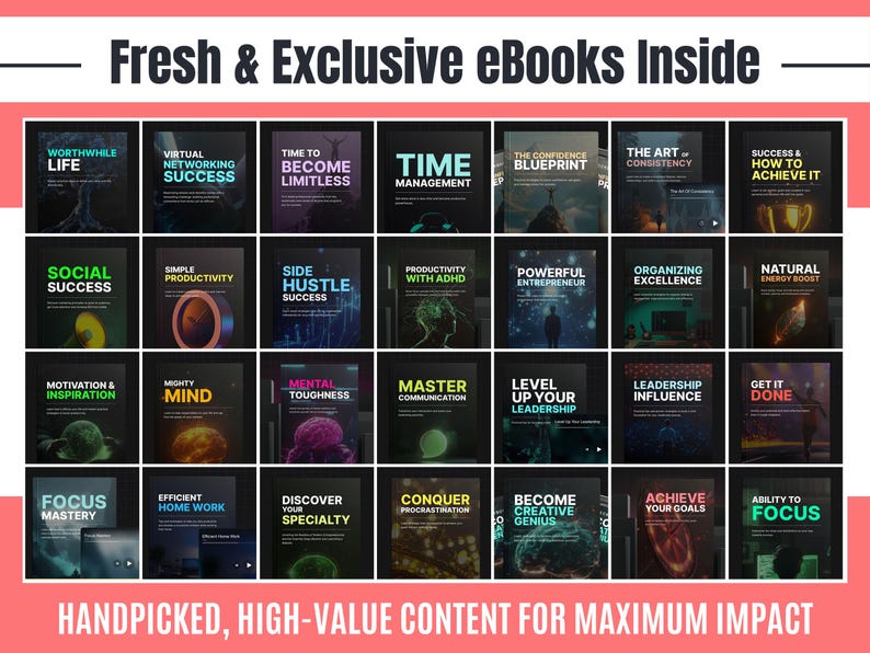 1200+ Self-improvement Courses Bundle | Ebooks, Video Training ...