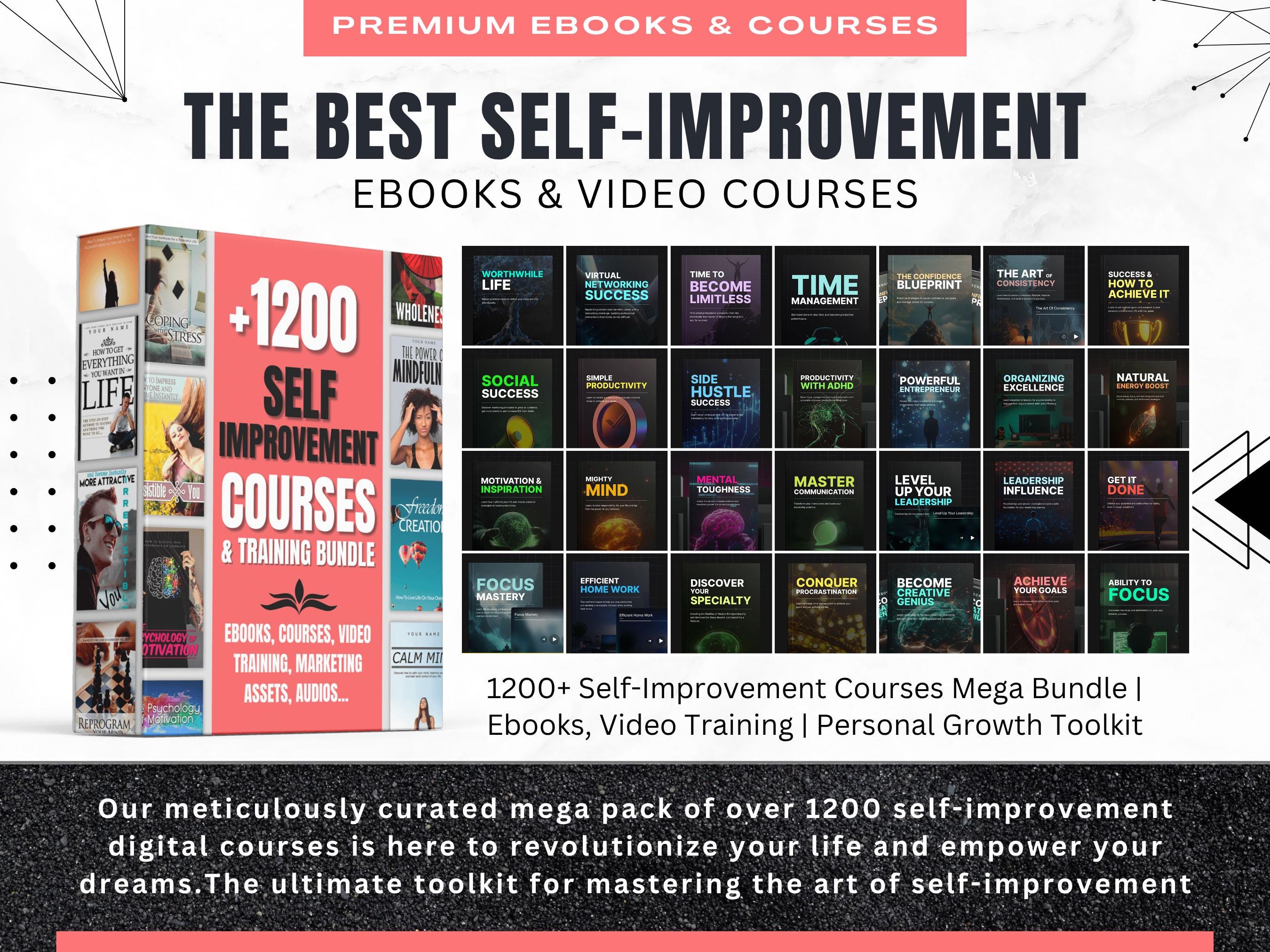 1200+ Self-improvement Courses Bundle | Ebooks, Video Training ...