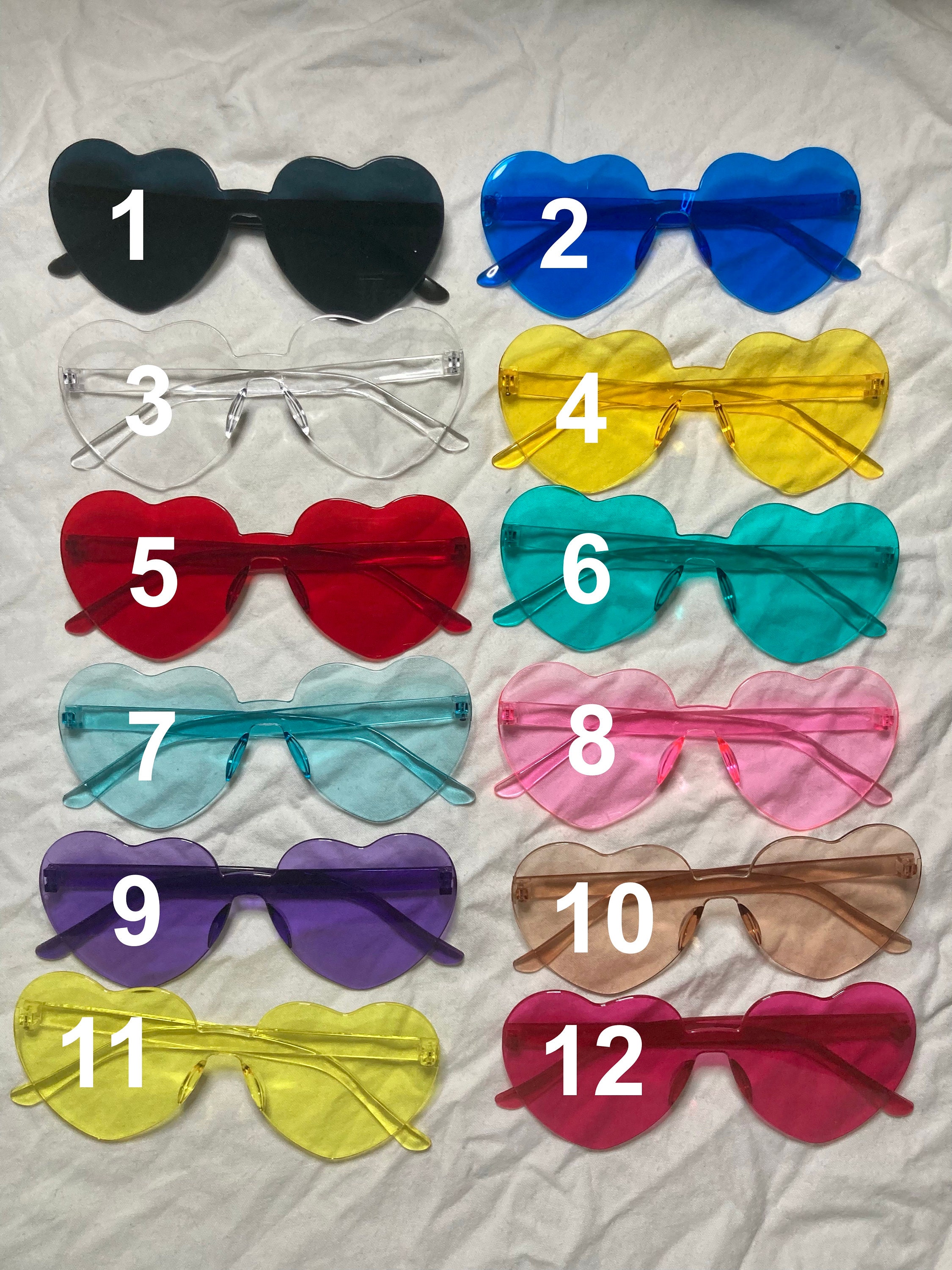 Harry Styles Heart Glasses| HSLOT| Love on Tour| Concert Accessory - Etsy