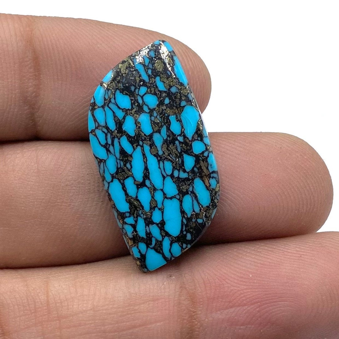 Beautiful Blue Magnesite Turquoise Cabochon Arizona Mohave Turquoise ...