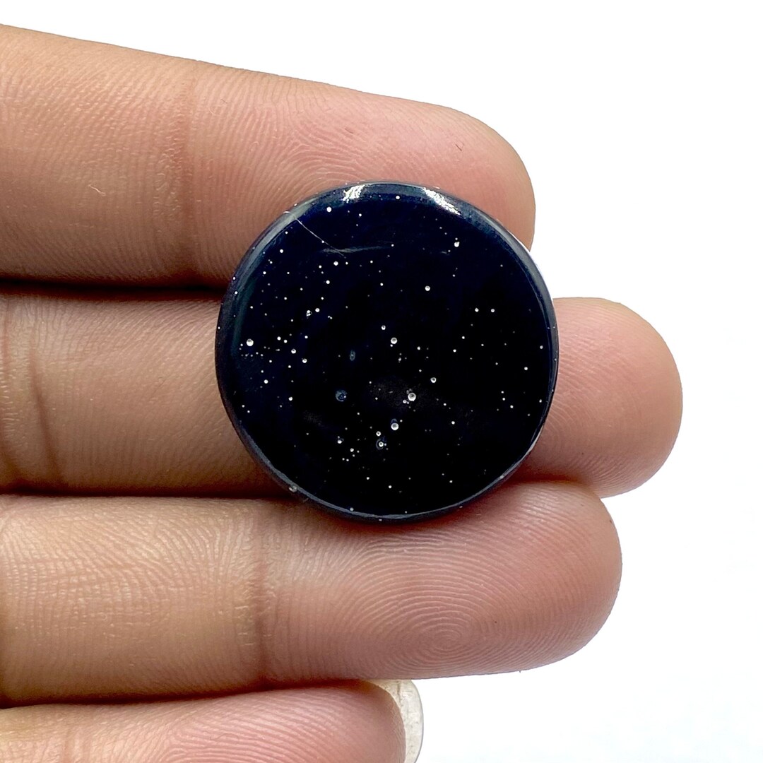 Natural Leland Blue Cabochon - Leland Blue Star Gemstone - Round Shape ...
