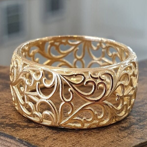 Filigree Wedding Band - Etsy