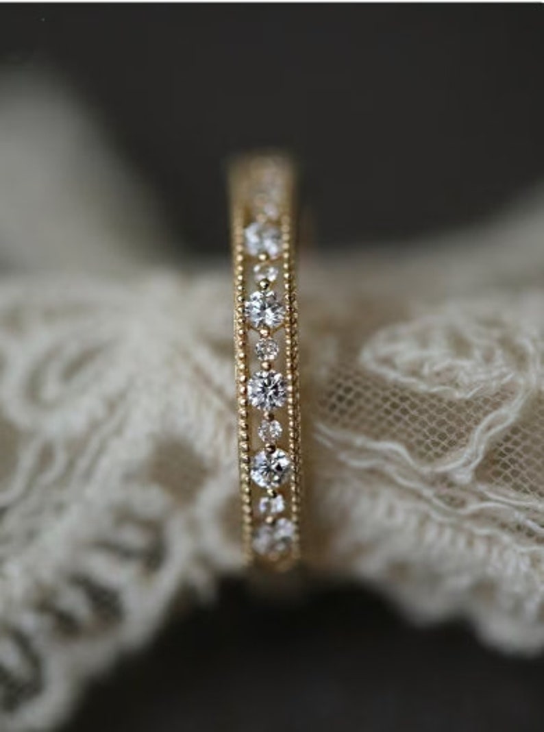 14K Gold Minimalist Diamond Engagement Ring Band925 Sterling - Etsy 14K Gold Minimalist Diamond Engagement Ring Band925 Sterling - Etsy