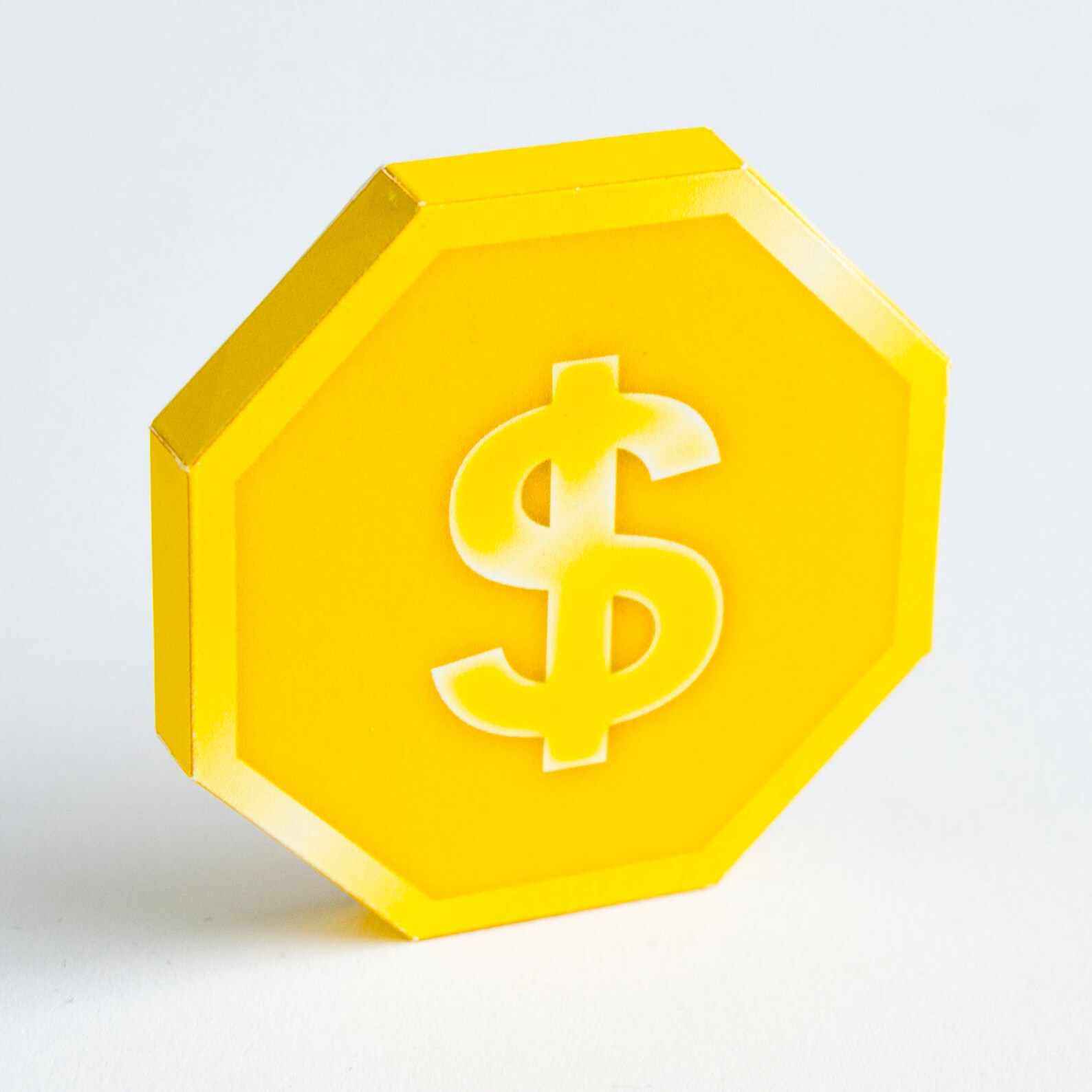 Us dollar paper coin Low poly papercraft 3d papercraft DIY | Etsy