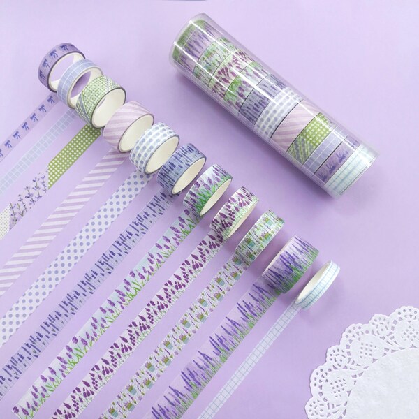 Purple Washi Tape - Etsy