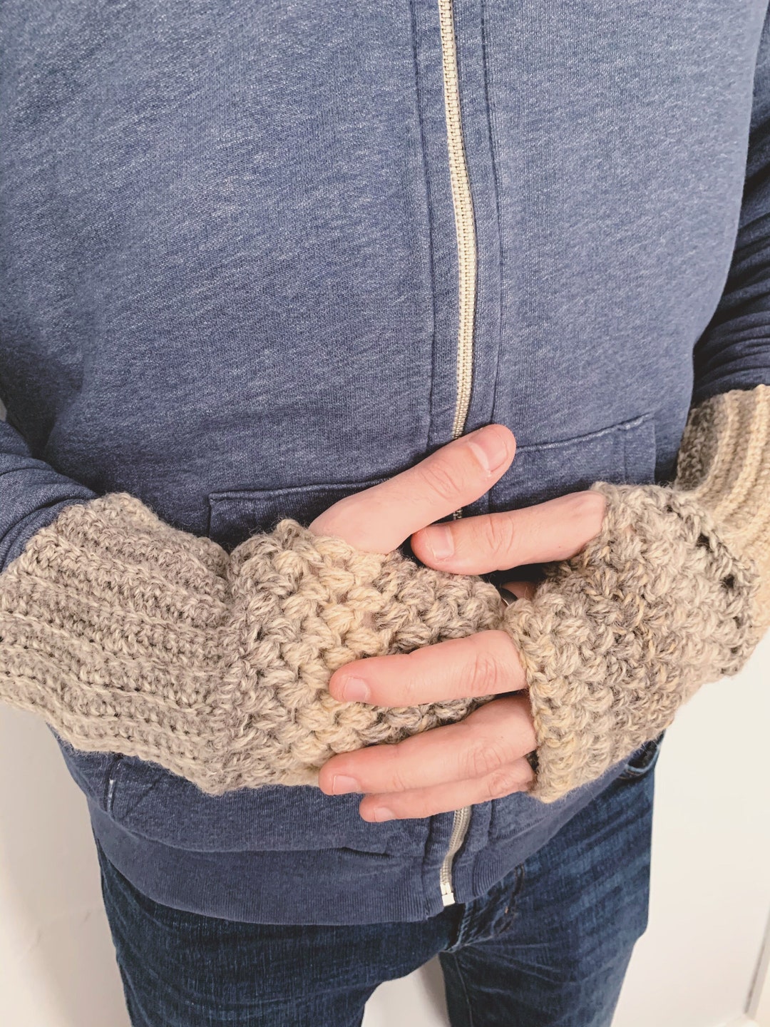 Unisex Peruvian Wool and Alpaca Fingerless Gloves for Men Women & Teens ...